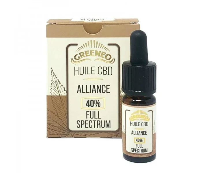 Huile de CBD 40% Full Spectrum Alliance Greeneo